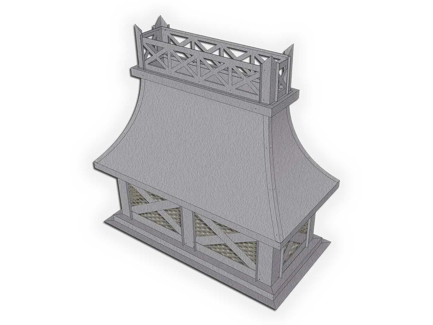 Crown Chimney Cap / Shroud | KM Sheet Metal